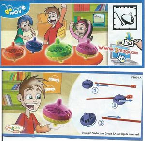 Meal Toy: Purple / Yellow (Kinder Surprise, Worldwide) (Kinder - Go ...