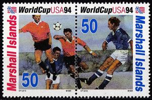 Stamp: World Cup USA '94 (Marshall Islands(Football World Cup, USA 1994 ...