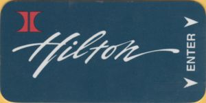 Hotel Card: Hilton with red logo (7mm) (Hilton, United States of ...