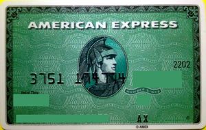 Bank Card: American Express Green (Russian Standard Bank, RussiaCol:RU ...