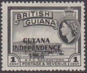 Stamp: Independence (Guyana(Independence stamps) Mi:GY 282,Sn:GY 32I,Yt ...