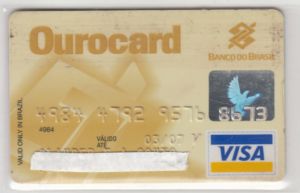 Bank Card: Ourocard (Banco do Brasil, BrazilCol:BR-VI-0061.01