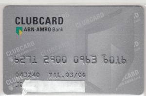 Bank Card: Clubcard (ABN-AMRO Bank, BrazilCol:BR-GM-0057