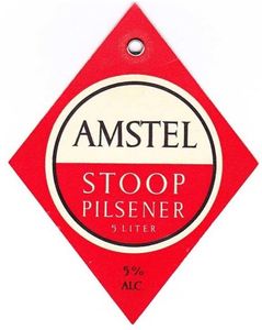 Drink Label: Amstel Stoop Pilsener (Amstel Brouwerijen B.V. Amsterdam ...