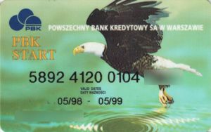 Bank Card: PBK Start (Bank BPH PBK, PolandCol:PL-CR-0002.01