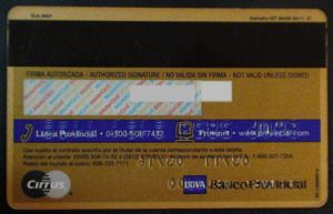 Bank Card: BBVA Banco Provincial (Banco Provincial, VenezuelaCol:VE-MC ...