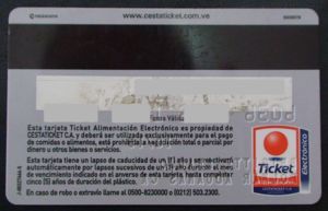 Bank Card: Ticket Alimentación Electrónico - Cestaticket (Banco ...