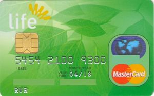 Bank Card: Life. Green leaves (Probusinessbank, RussiaCol:RU-MC-0909.03