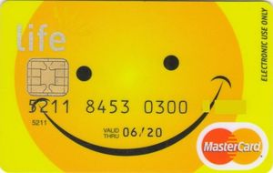 Bank Card: Life. Smile (Probusinessbank, RussiaCol:RU-MC-0746.01
