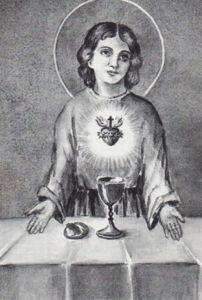 Estampa Religiosa: "Sacraments - Eucharist" (EspañaCol:ES-HC-00032