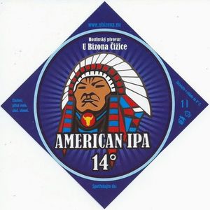 Drink Label: American IPA 14 (Minipivovar U Bizona Čižice, Czech ...