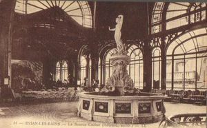 Postcard: Evian les Bains. La Source Cachat (France(Évian-les-Bains ...