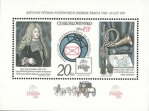 Briefmarke: Intl. Philatelic Federation, FIP, 60th Anniv ...