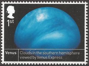 Stamp: Venus (United Kingdom of Great Britain & Northern Ireland(Space ...