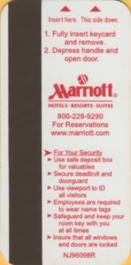 Hotel Card: Marriott Vacation Club International - Take home a complime ...