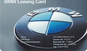 Functional Card: BMW Leasing Card (Industrial Companies, Germany ...