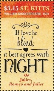 Stamp: Romeo and Juliet (Saint Kitts(400th Anniversary of the Death of ...