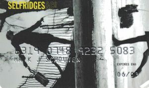 Bank Card: Selfridges SearsCard (Citibank, United States of America ...