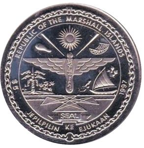 Coin: 5 Dollars (To The Heroes of Korean War) (Marshall Islands(1990 ...