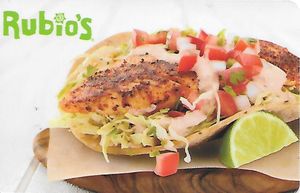 Gift Card: Chicken Gyro (Rubio's, United States of America(Rubio's) Col ...