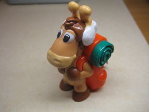 Meal Toy: Reindeer with backpack (Kinder Surprise, Worldwide) (Maxi ...