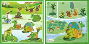 Meal Toy: Frog memory (Kinder Surprise, Worldwide) (Maxi - Frogs) Col ...