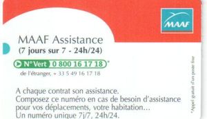 Functional Card: MAAF Assurances. MAAF Assistance (Insurance, France ...