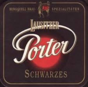 Drink Label: Lausitzer Porter Schwarzes (Bergquell-Brauerei Löbau GmbH ...