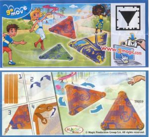 Meal Toy: Orange frisbee (Kinder Surprise, Worldwide) (Kinder - Go Move ...
