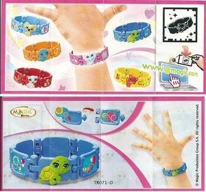 Meal Toy: Turtle (Kinder Surprise, Worldwide(Kinder - Animal bracelets ...
