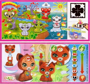 Meal Toy: Lion (Kinder Surprise, Worldwide) (Kinder - Mood barometers ...