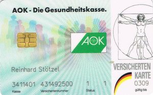 Functional Card: AOK - Die Gesundheitskasse (Insurance, Germany ...
