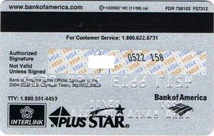 Bank Card: Platinum Check Card (Bank of America, United States of ...