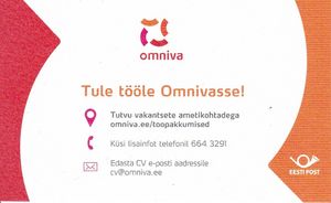 Calendario de Bolsillo: Omniva (Estonia(Postal Services) Col:EST-2015 ...
