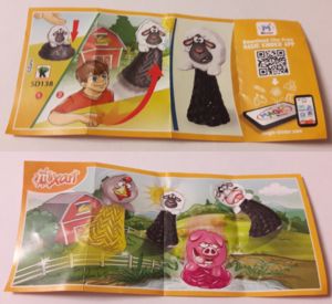 Meal Toy: Sheep (Kinder Surprise, Europe) (Kinder - Mixart - Jumping ...