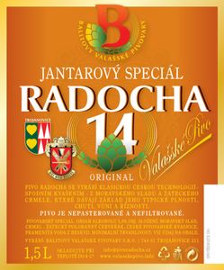 Drink Label: Radocha 14 (Balitovy Valašské pivovary Hutisko-Solanec ...