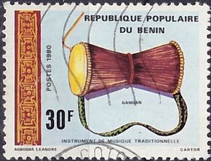 Stamp: Traditionnal Musical Instruments (Benin) (Traditional Musical ...