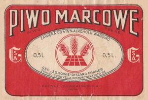 Drink Label: Piwo marcowe (Browar Gambrinus Bedzin, PolandCol:PL-BEER ...