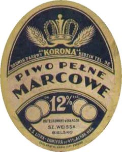 Drink Label: Marcowe (Browar Korona Bedzin, PolandCol:PL-BEER-000577