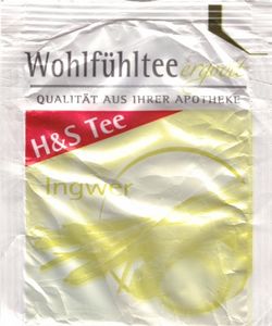 Tea Bag: Ingwer, bs date + code, glossy (H&S Tee, Germany, Federal ...