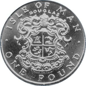 Coin: 1 Pound (Manx Town Series, Douglas - Silver) (Isle of Man) (I60 ...