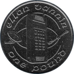 Coin: 1 Pound (Mobile Phone Technology - Silver) (Isle of Man(I60 - One ...