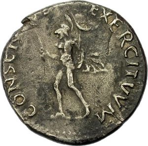 Coin: 1 Denarius (Roman Empire) (0069 - 8th Emperor Vitellius) Col:RO ...