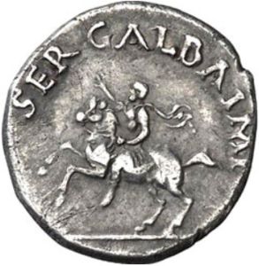 Coin: 1 Denarius (Roman Empire) (0068~0069 - 6th Emperor Servio ...
