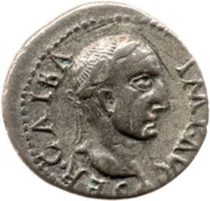 Coin: 1 Denarius (Roman Empire(0068~0069 - 6th Emperor Servio Sulpicio ...