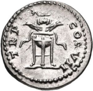 Coin: 1 Denarius (Roman Empire(0081~0096 - 11th Emperor Domitian ...
