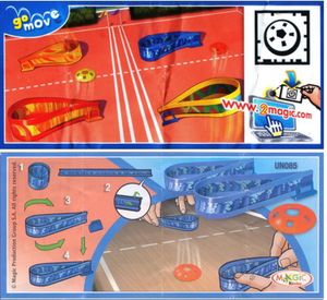 Meal Toy: Blue (Kinder Surprise, Worldwide) (Kinder - Go Move - Flip ...