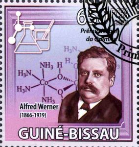 Stamp: Alfred Werner (Guinea-Bissau(Nobel Prize Winners 1913) Mi:GW 4529