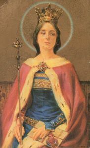 Holy Card: "Hedwig Queen of Poland" (PolandCol:PL-HC-00033