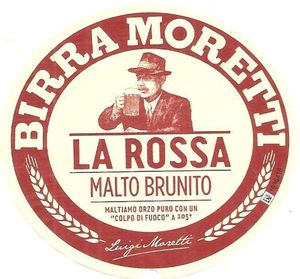Drink Label: Birra Moretti - La Rossa - Malto Brunito (Birra Moretti ...